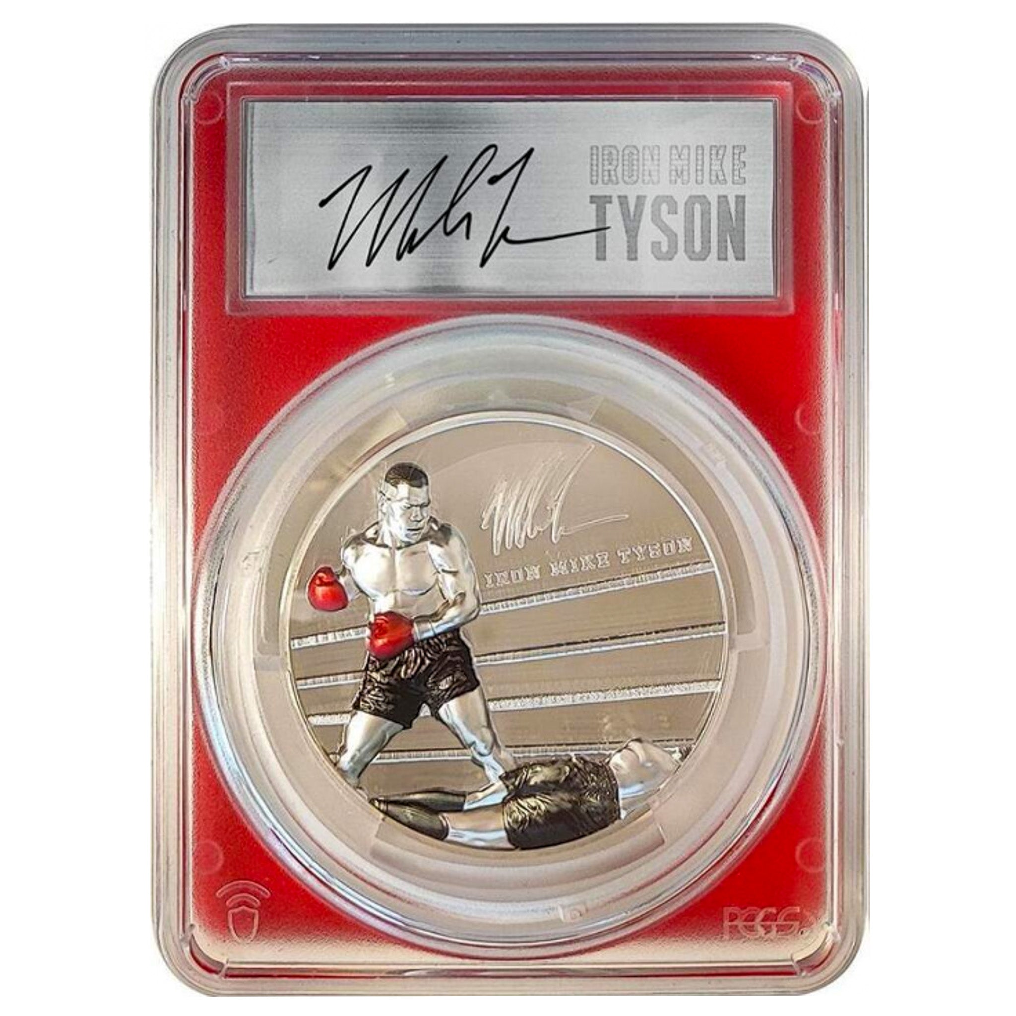5oz Silver MIKE TYSON Signature Series Coin 2023 Cook Islands – WhichMark